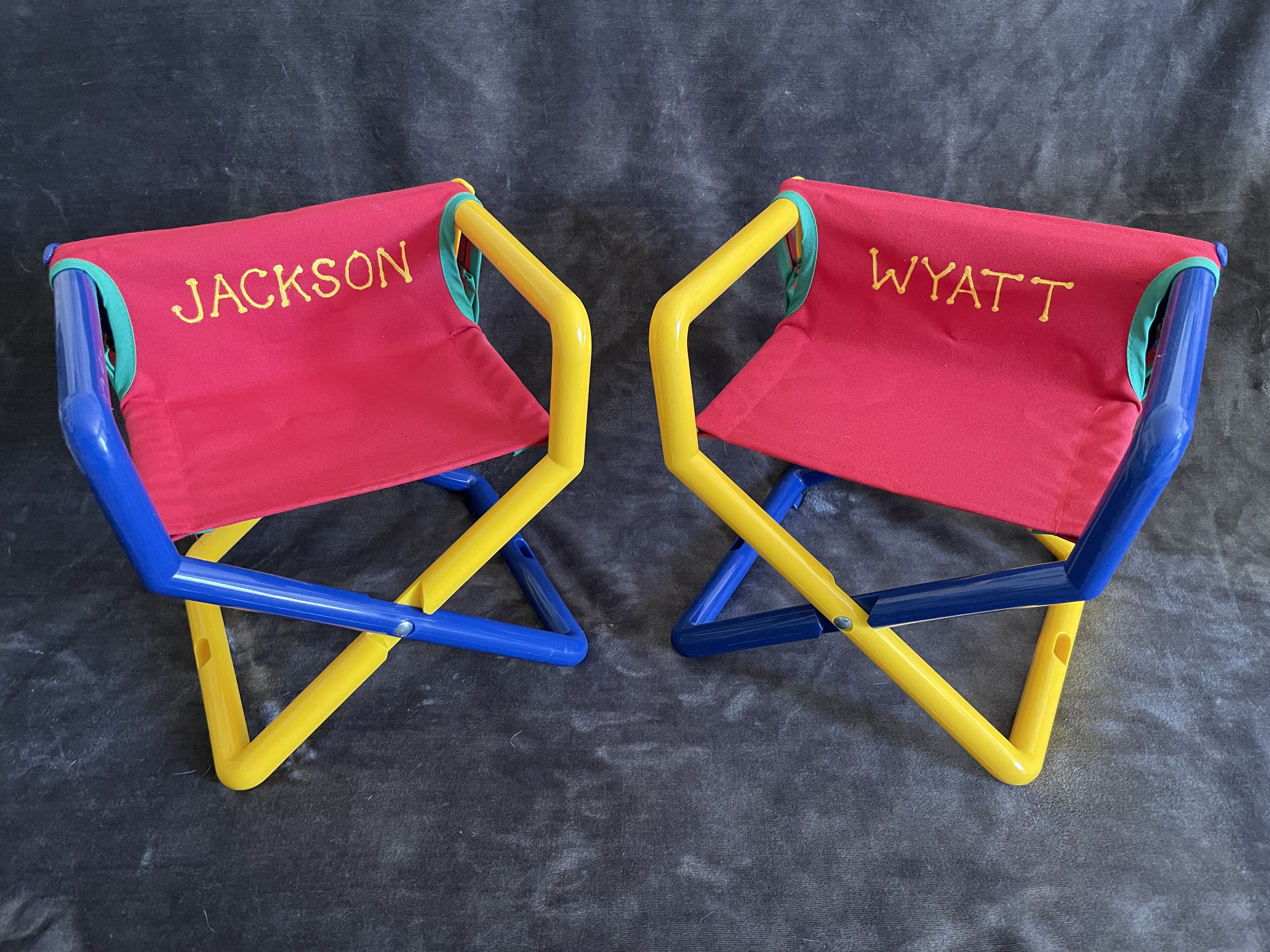 director’s chairs – My New Friends